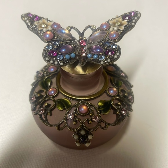 welforth | Art | Perfume Bottle Purple Butterfly Bejeweled 275 Tall ...